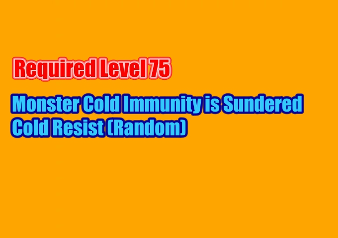 Cold Rupture Grand Charm (70-79)